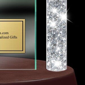 Personalize Diamond Pillar Gold Clock Doctor Chiropractor - Etsy