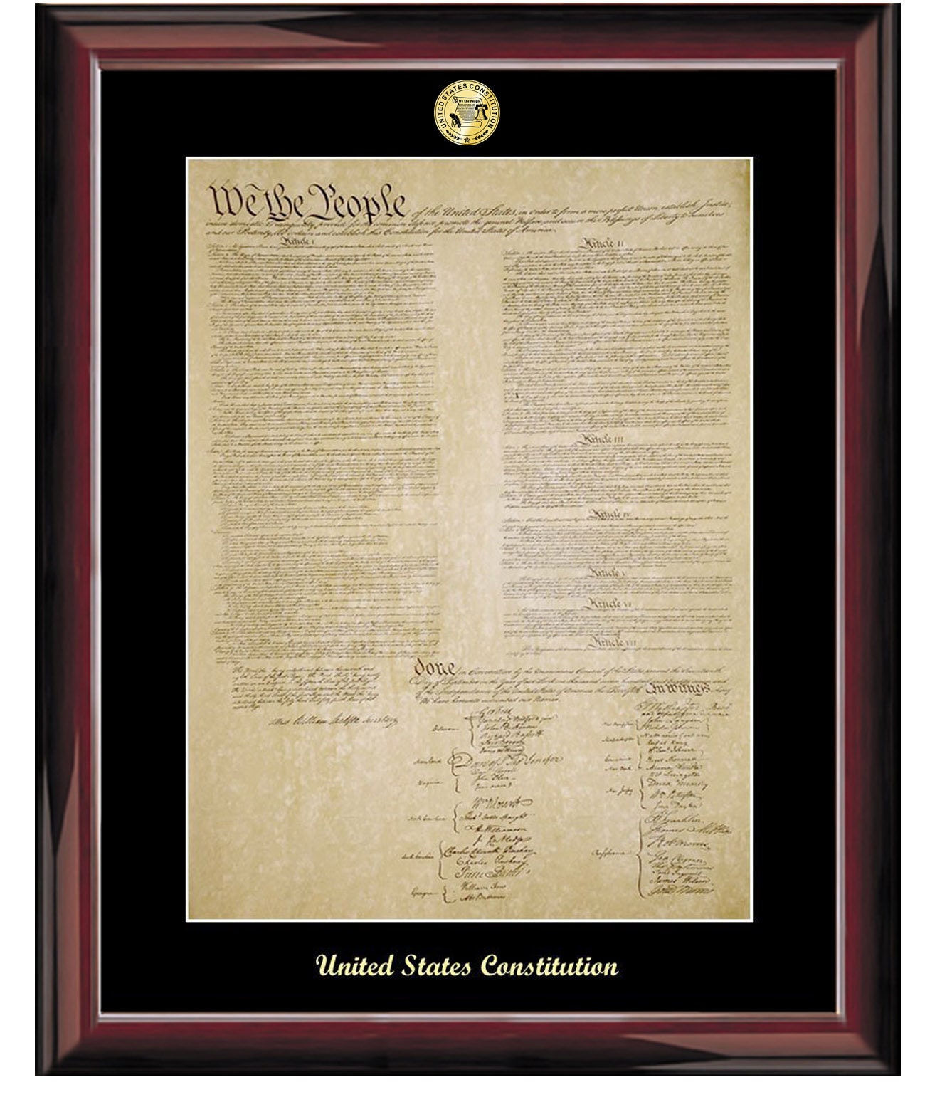 Law Gift Frames Lawyer Office Graduation Gift US Constitution - Etsy