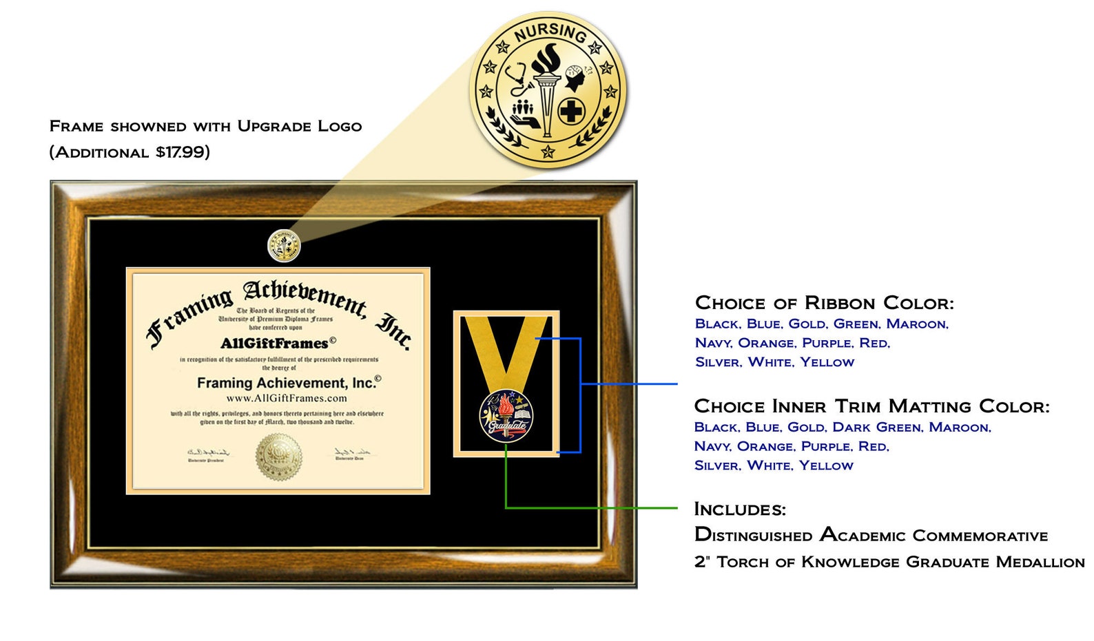 College High School Medal Graduation Graduate Recognition Academic 3D ...