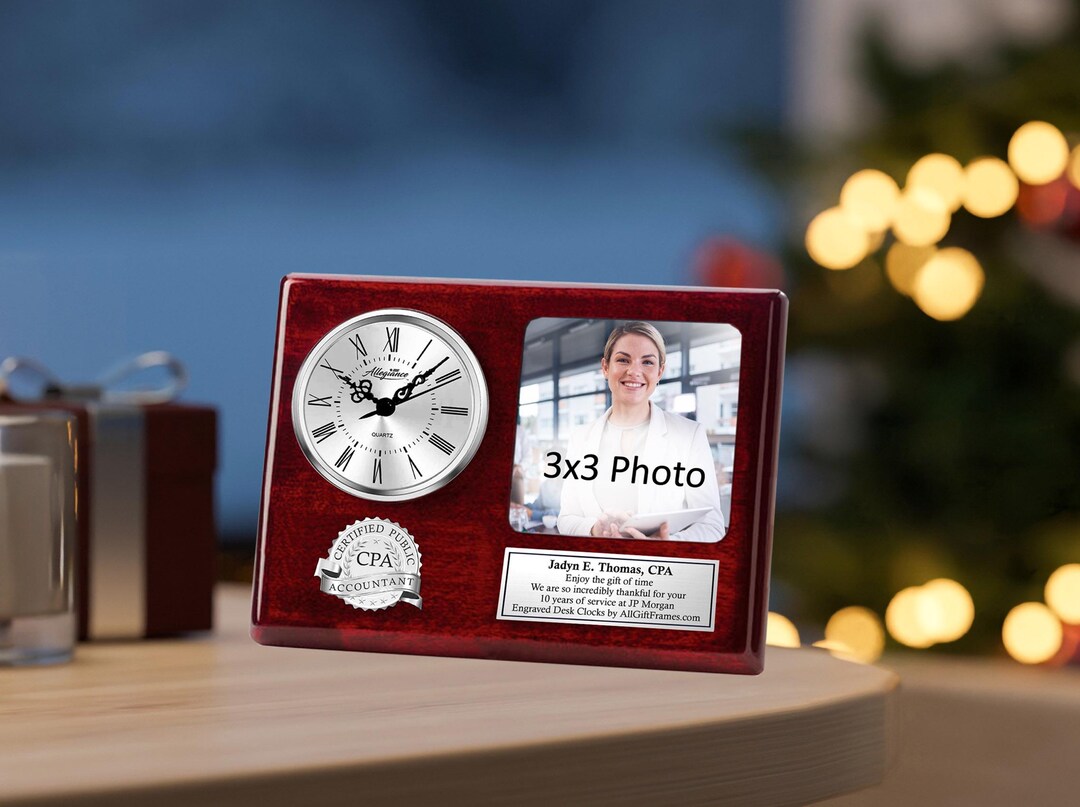Certified Public Accountant Picture Frame Photo Engrave Office ...