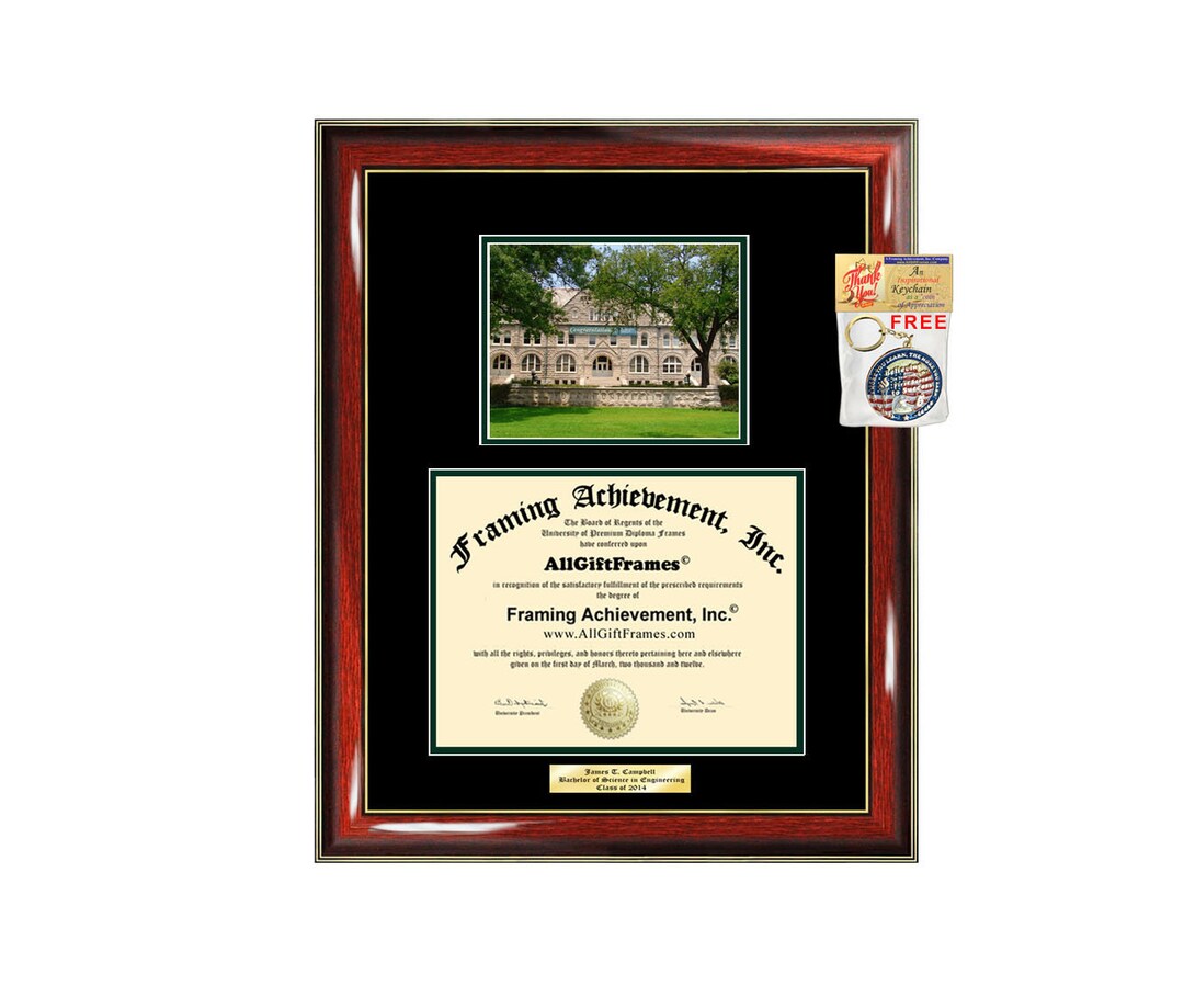 Tulane University Diploma Frame Degree Tulane University Big Campus ...