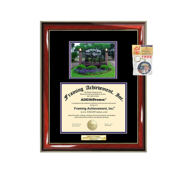 Northwestern University Photo Frame - Etsy