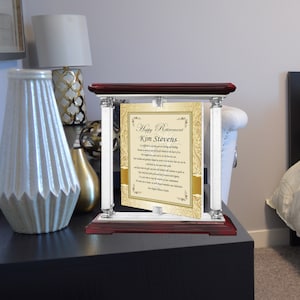 Personalized Appreciation Unique Retirement Gift Silver Dualtone Desk ...