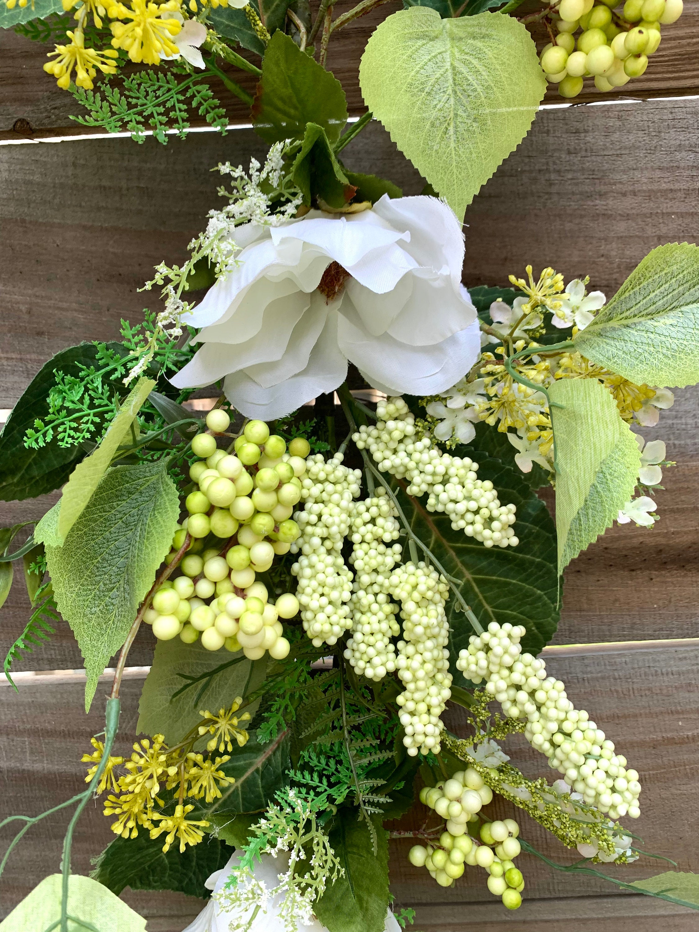 Swag for Wall Year Round Arrangement, Wedding Swag, Wedding Arch Floral ...