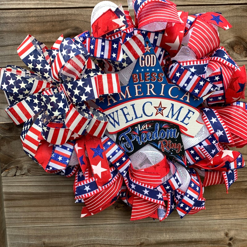 Veterans Day Wreath - Etsy