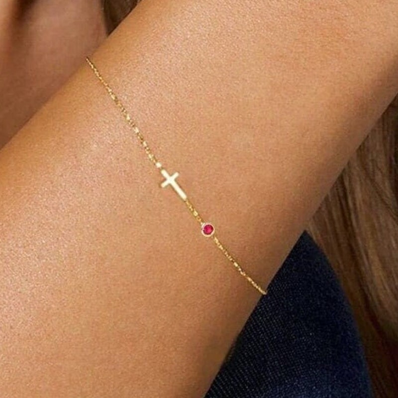 Ruby Bracelet Charms - Etsy