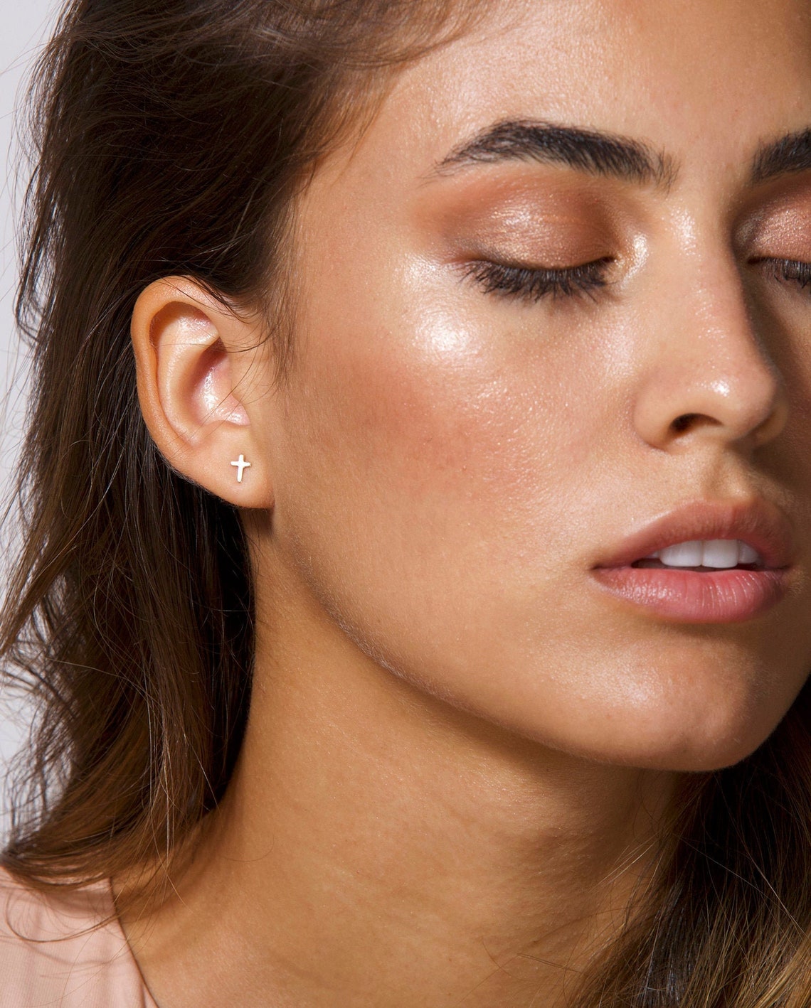 Dainty Gold Earrings Mini Stud Earrings Mix and Match | Etsy