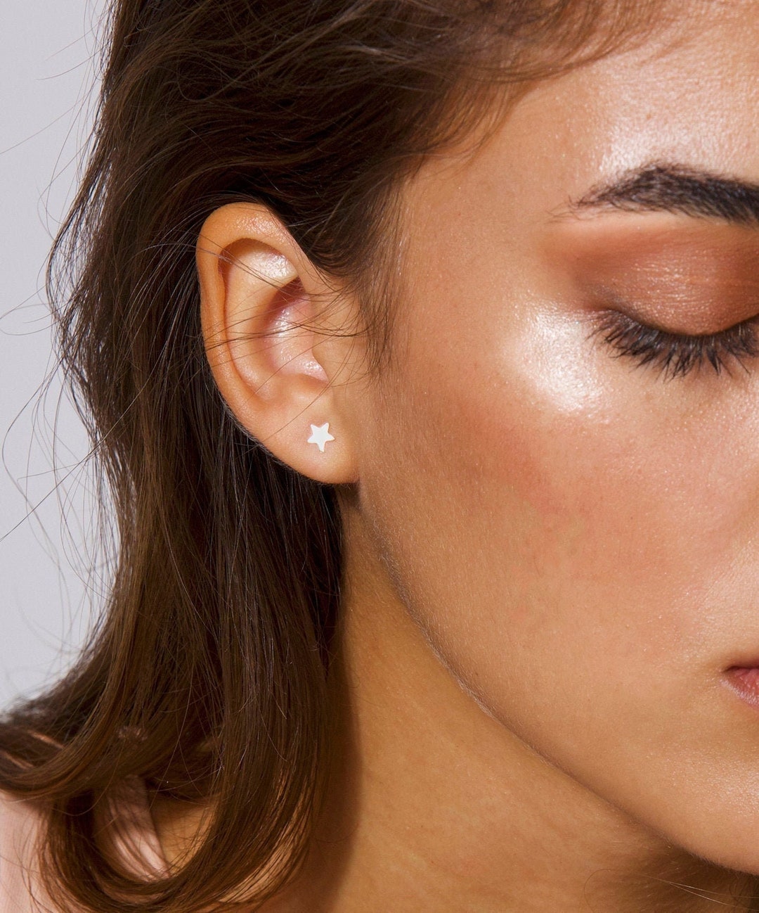 Gold Star Studs, Star Earrings, Tiny Star Earrings, Celestial Earrings ...