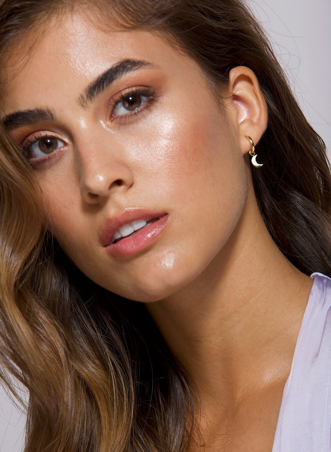 Dainty Moon Anklet Tiny Moon Anklet Gold Anklet Gift Moon | Etsy