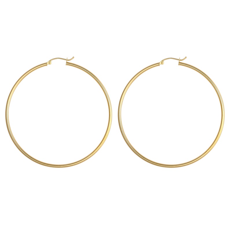 Dainty Hoop Earrings Dainty Hoops Gold Simple Hoops 14k Etsy