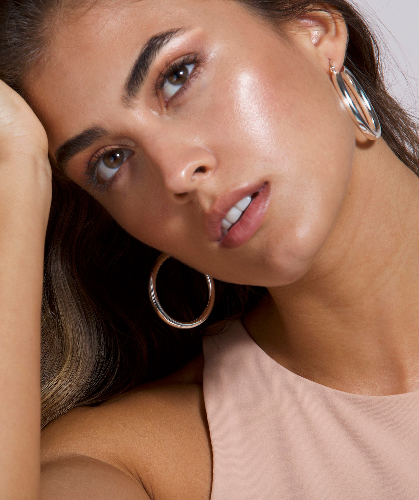 Silver Big Earrings Gold Large Earrings Hoop Earrings Thick | Etsy