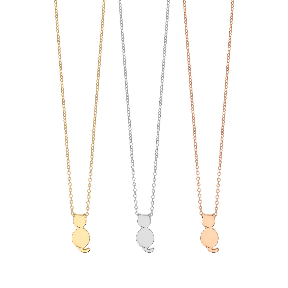 Tiny Cat Choker Cat Necklace Cat Gift Necklace Gift - Etsy