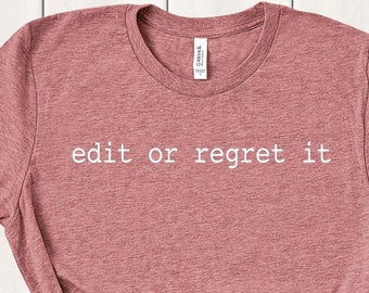 Edit or Regret It - Etsy