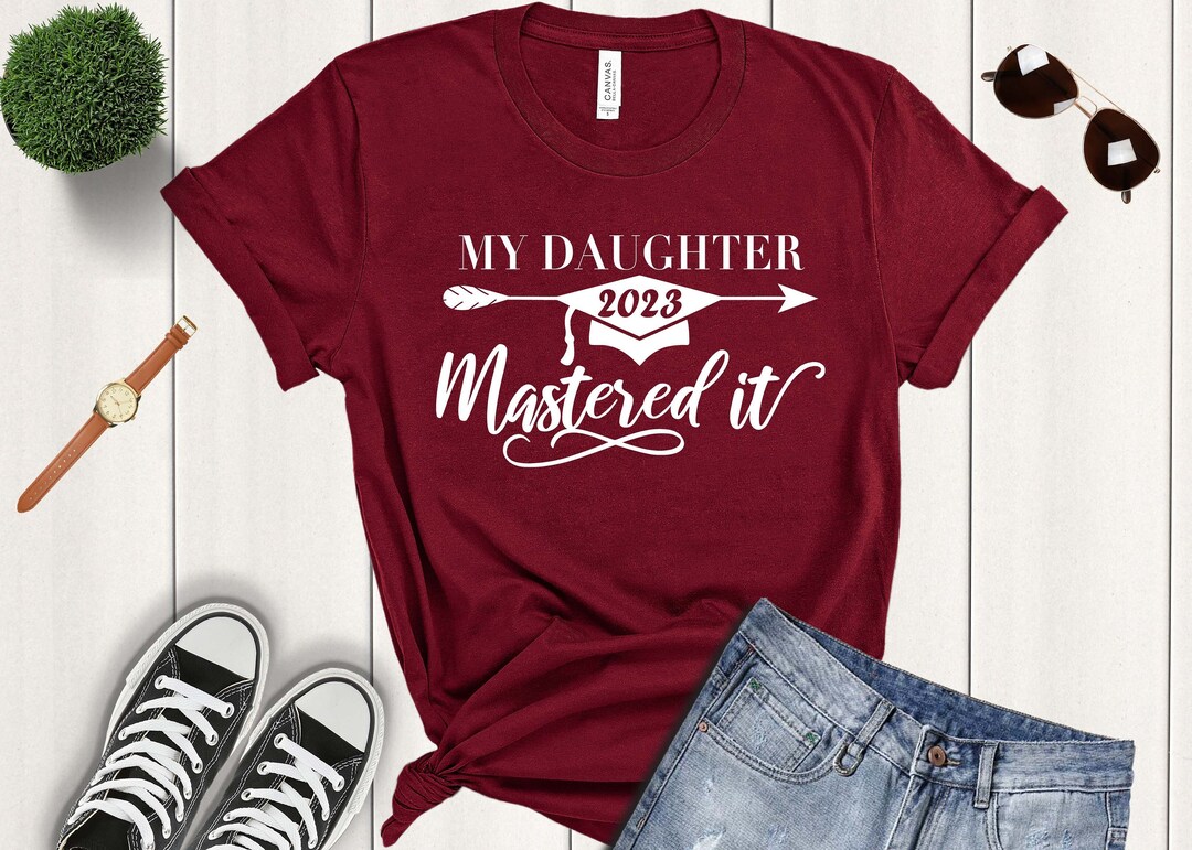 She Mastered It Shirt Masters Graduation Gift Masters - Etsy
