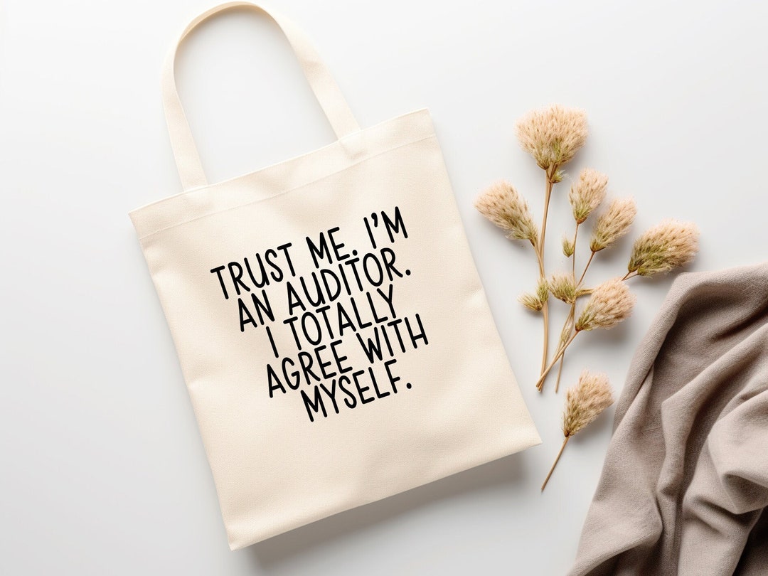 Auditor Tote Bag, Auditor Bag, Funny Auditor Tote Bag, Funny Auditor ...