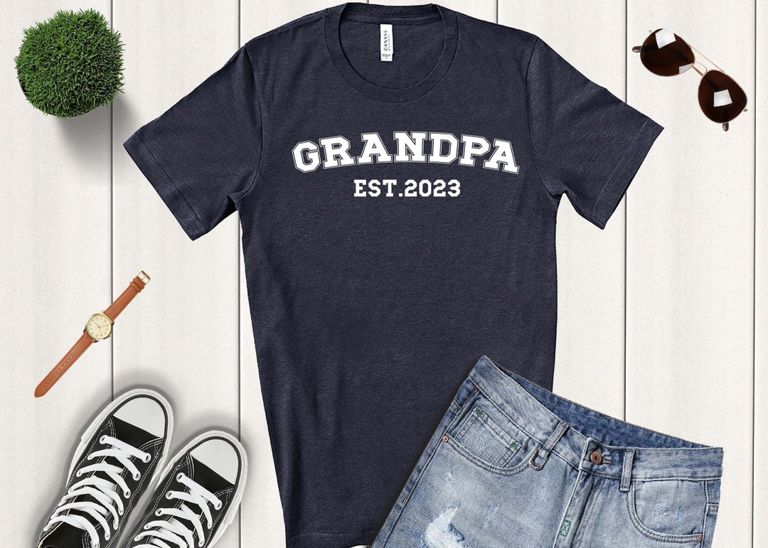 New Grandpa Gift, New Grandpa Shirt, Custom Grandpa Shirt, Custom ...