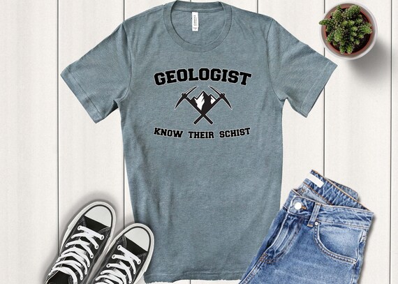 Geologist Know Their Schist Geology Shirt Geology Tee - Etsy