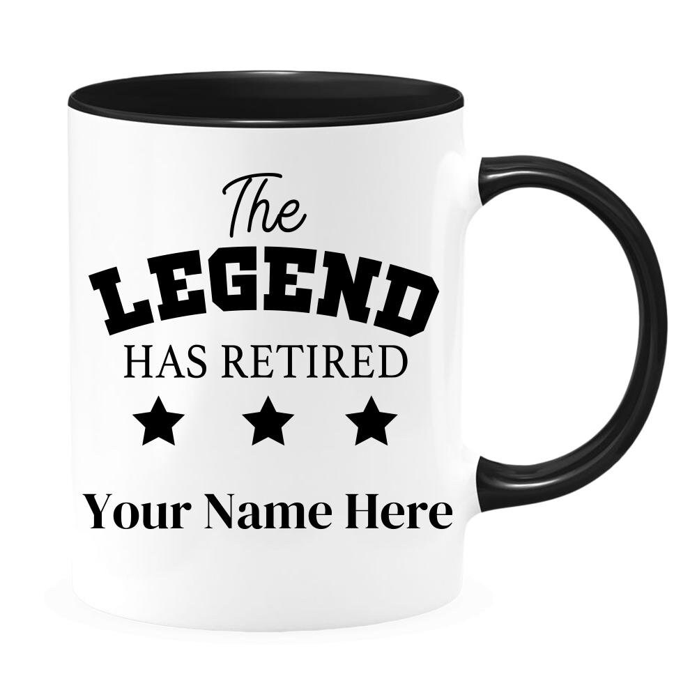 The Legend Has Retired Custom Retirement Mug Personalized | Etsy