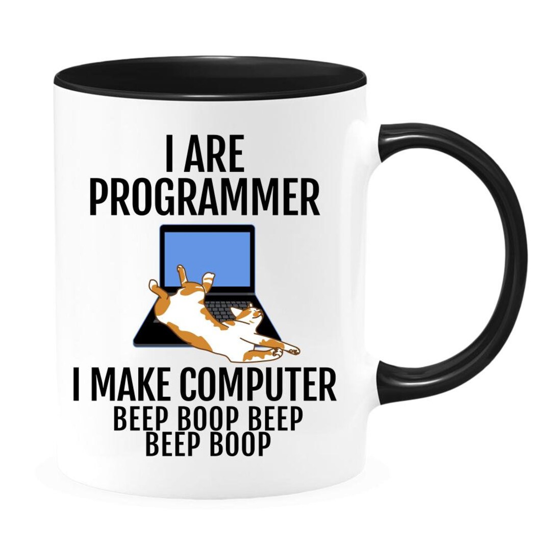 I Are Programmer, Funny Programmer Mug, Programming Mug, Coding Mug ...