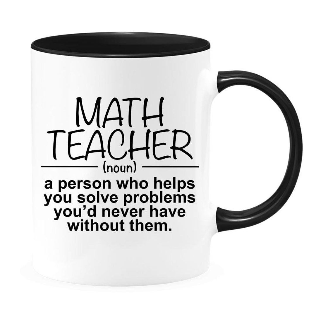 Math Teacher Definition, Funny Match Teacher Mug, Funny Math Teacher ...