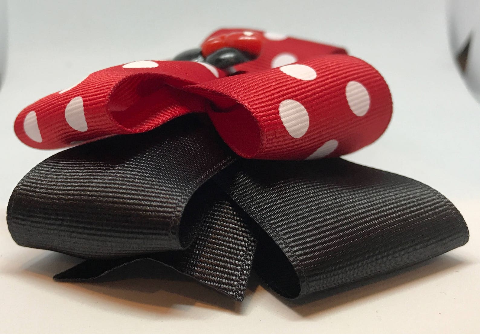 Minnie Mouse Bow, Minnie Mouse Hairbow, Minnie Mouse Center, Polka Dot ...