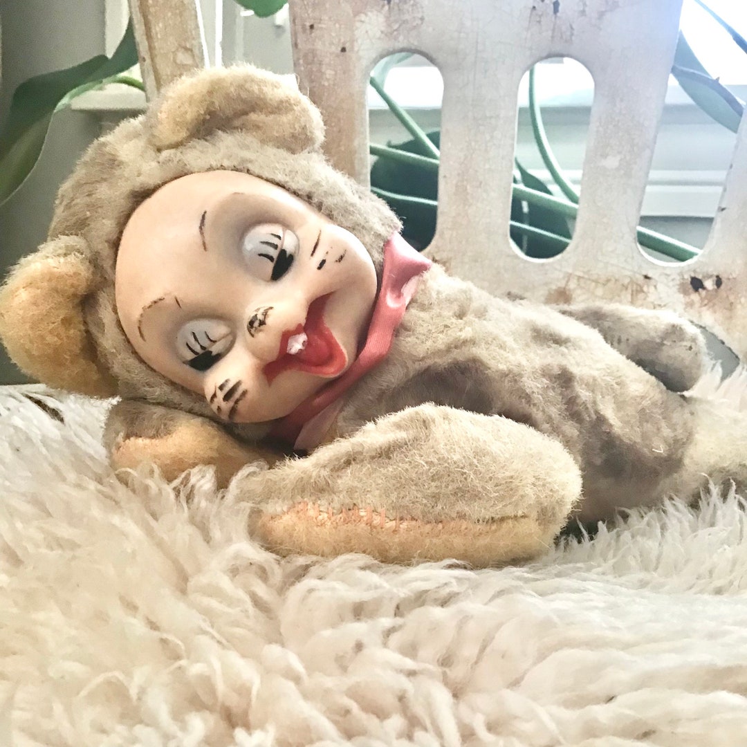 Rare Rubber Face Vintage Stuffed Cat - Etsy
