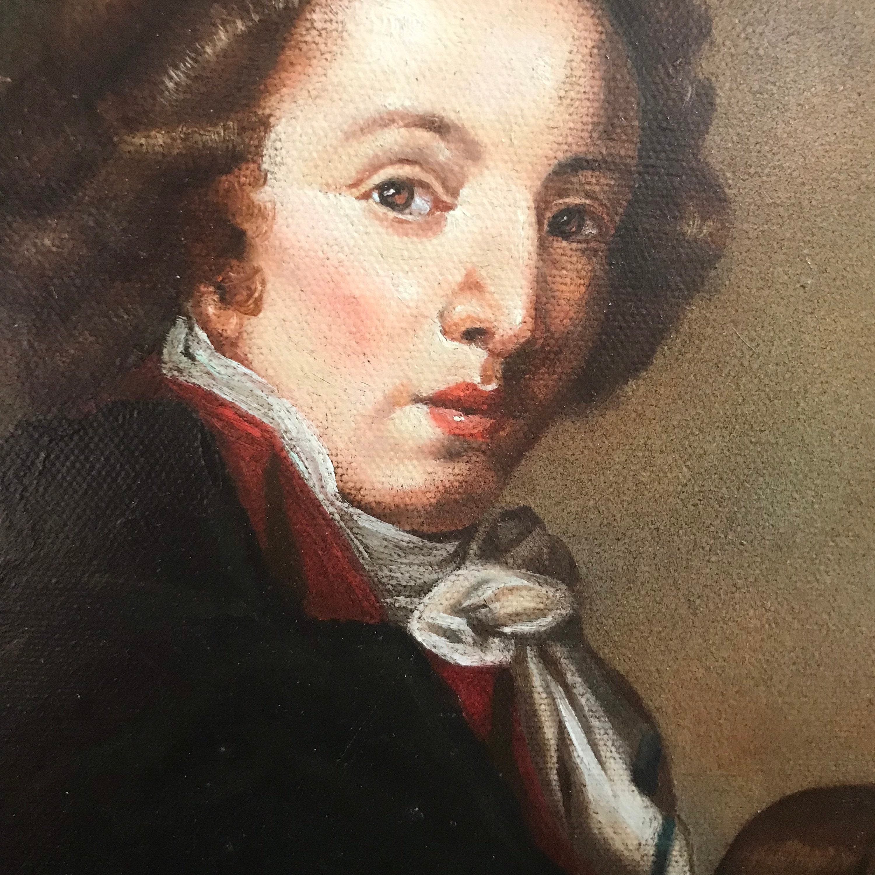 Oil Painting of Victorian Man and Chello - Etsy