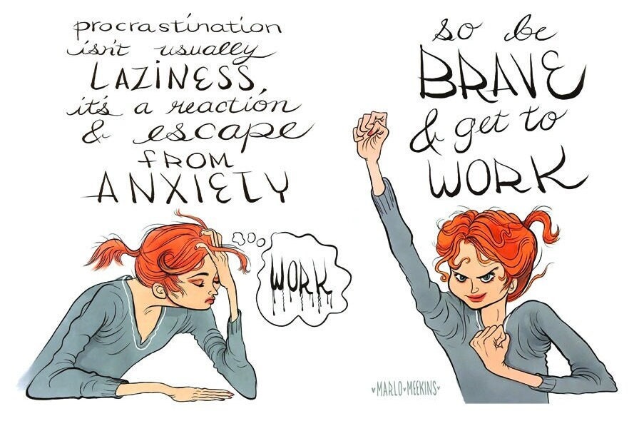Motivational Comic Print by Marlo Meekins - Etsy