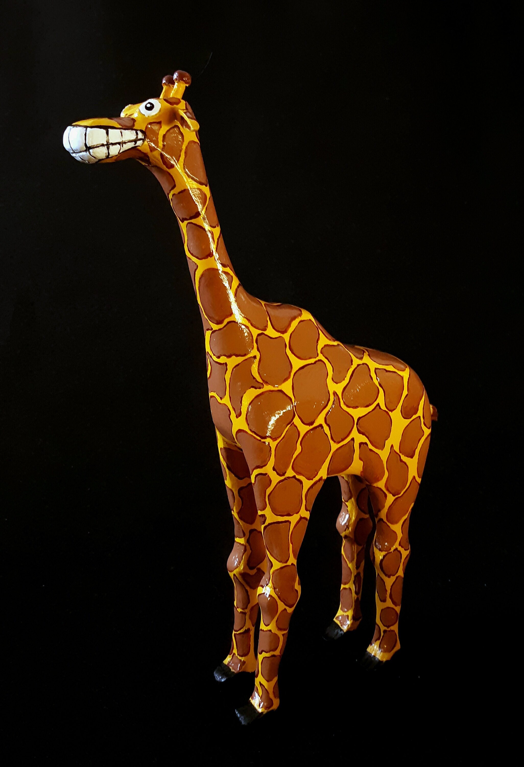 Hand Carved Jeffy the Giraffe - Etsy