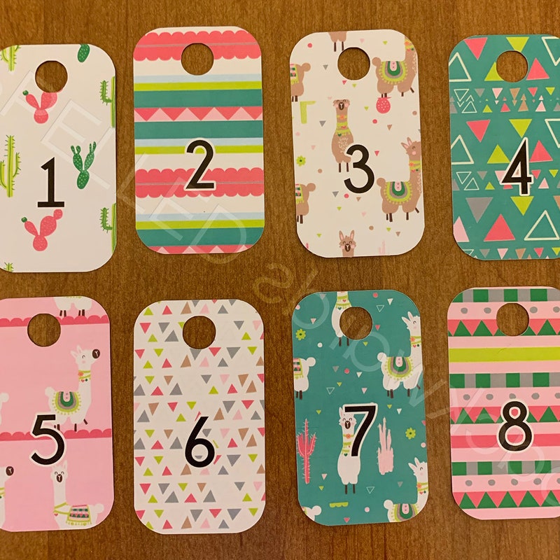 Number Tags - Etsy
