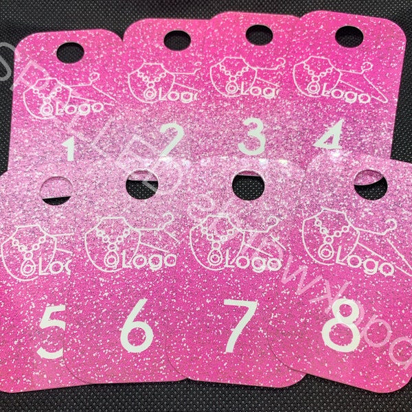 Glitter Table Number - Etsy