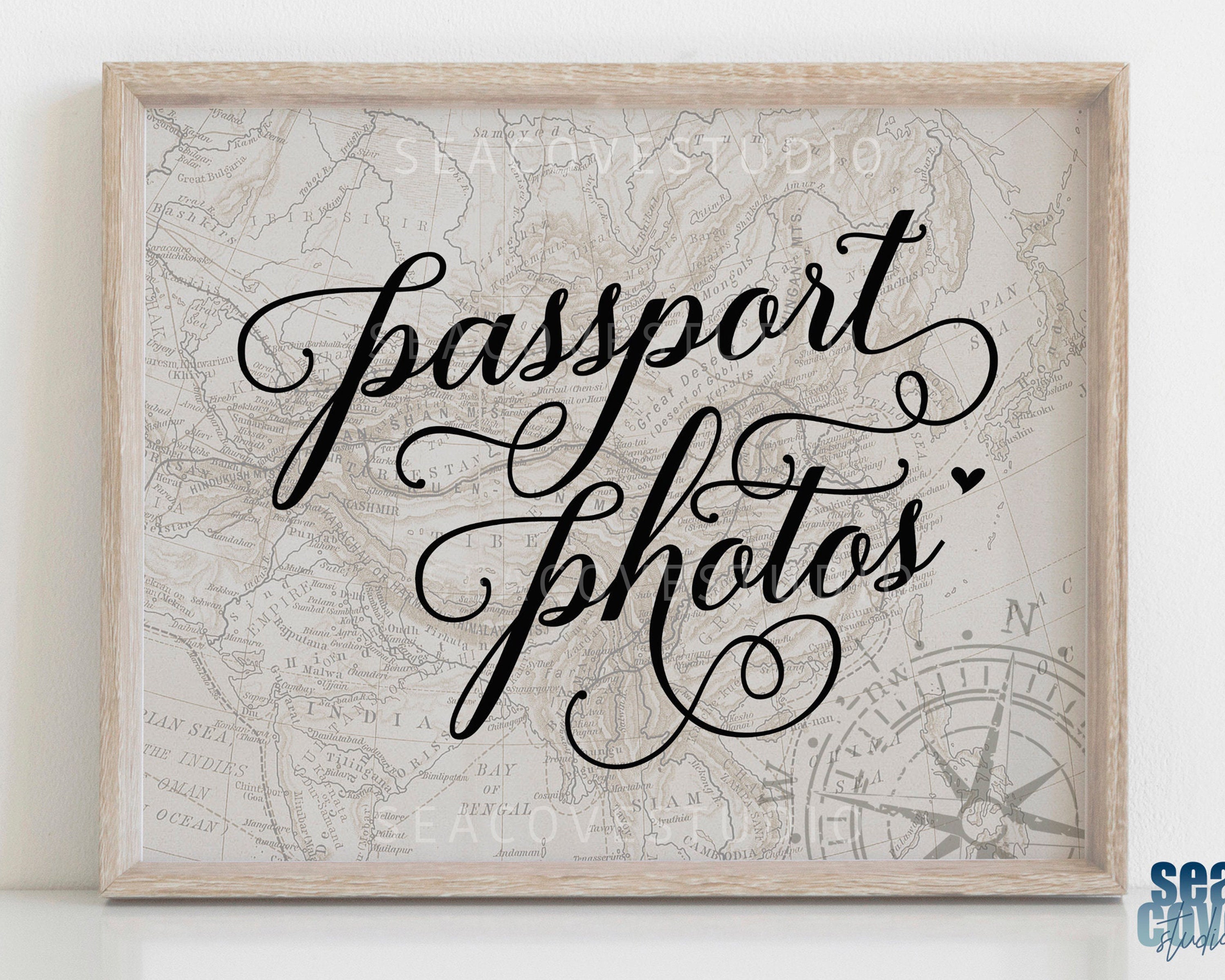 Travel Theme Party Sign Passport Photos sign Travel Theme | Etsy