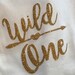 Wild One Vinyl Iron-on Decal - Etsy