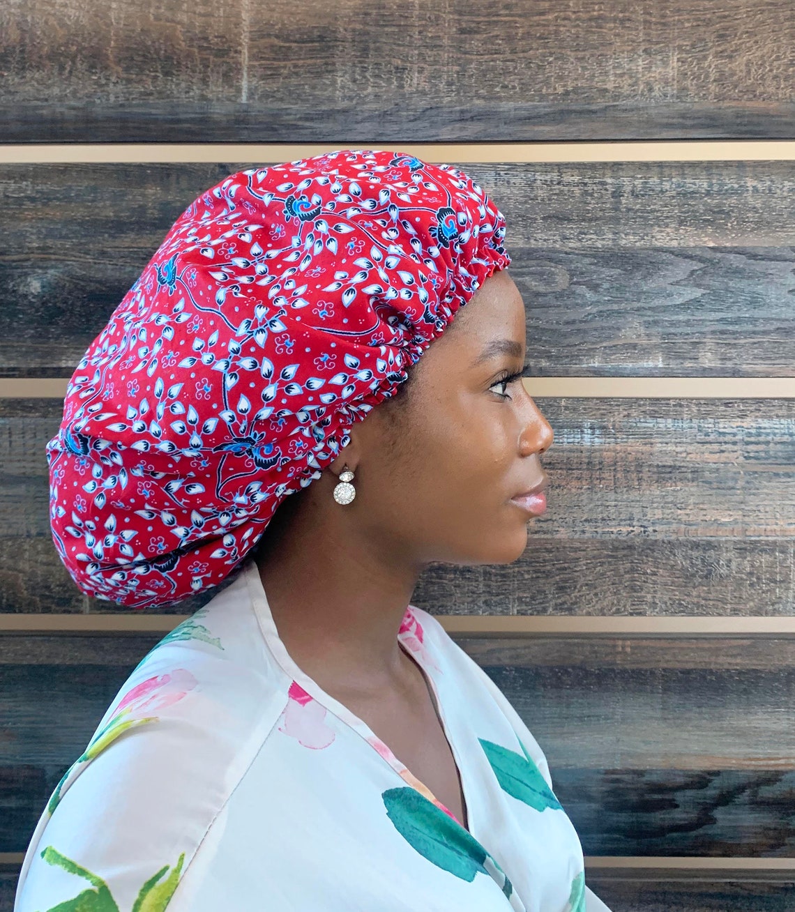 Bonnet de couchage imprimé africain Bonnet de satin | Etsy