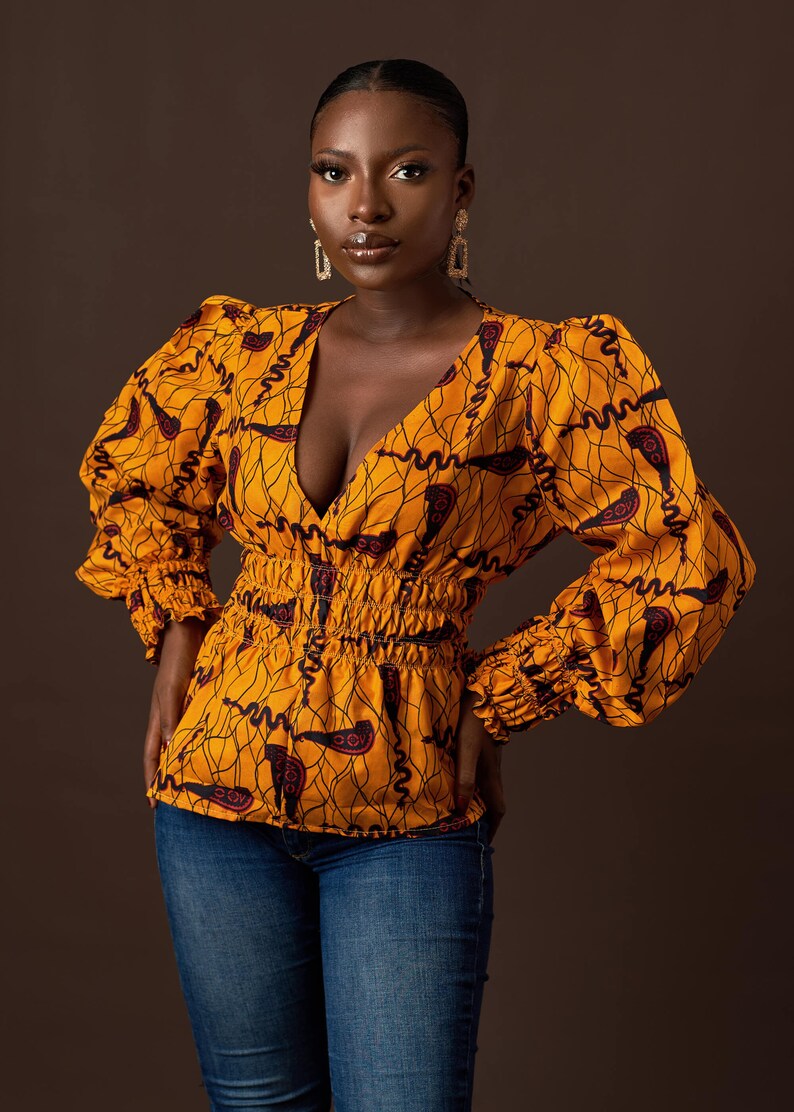 African Top Hots Summer African Tops Ankara Print Blouses - Etsy