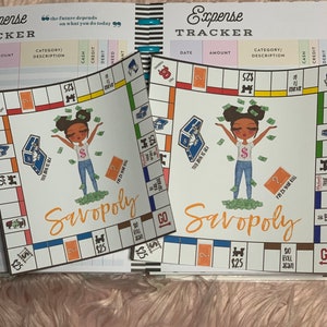 Savopoly Board Printable Budget Game - Etsy