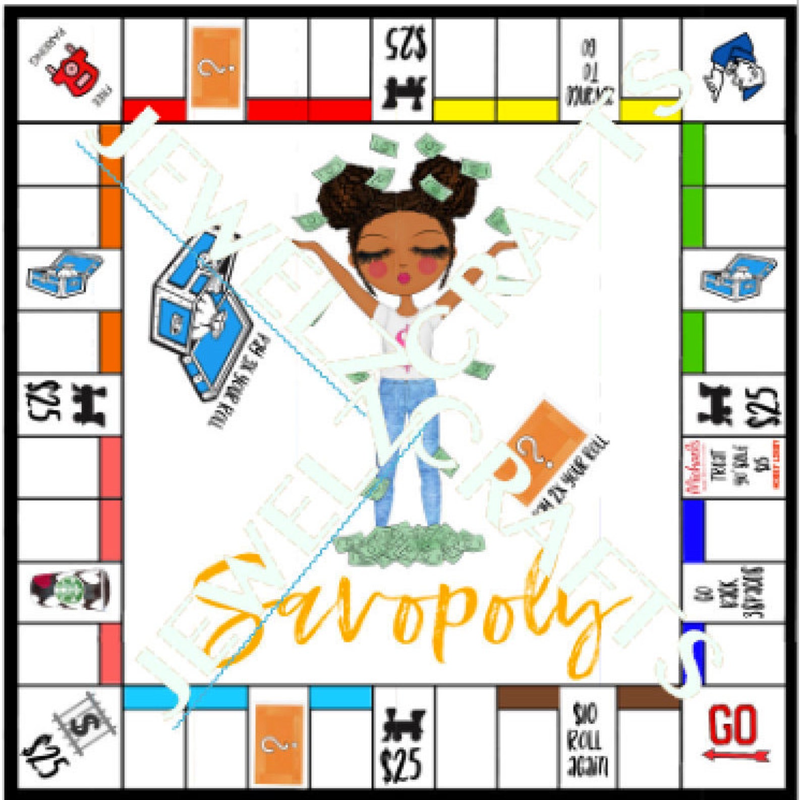 Savopoly Board Printable Budget Game - Etsy