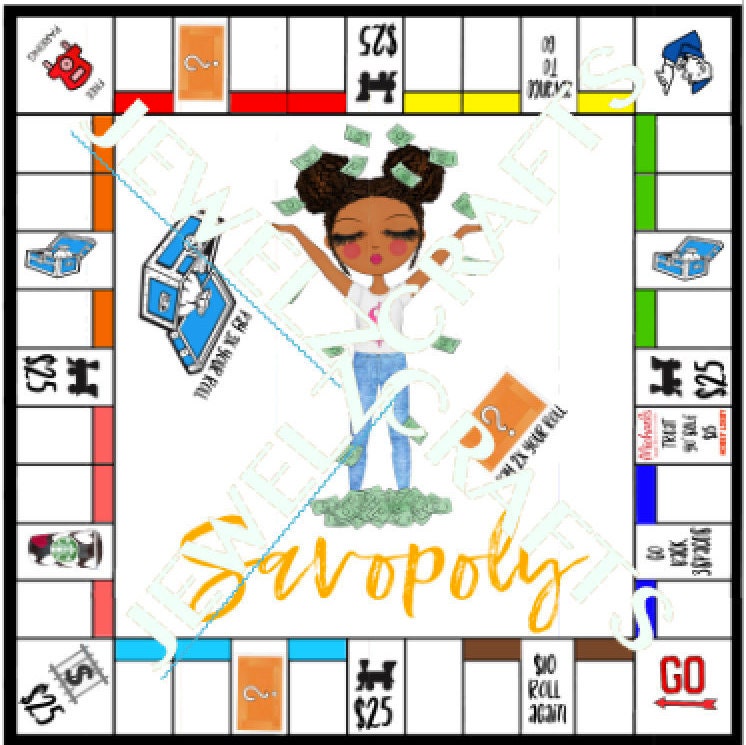 Savopoly Board Printable Budget Game - Etsy