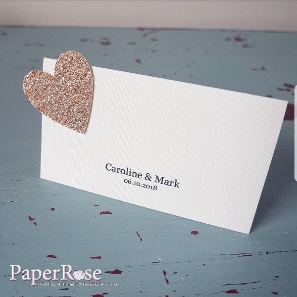 Glitter Place Card - Etsy