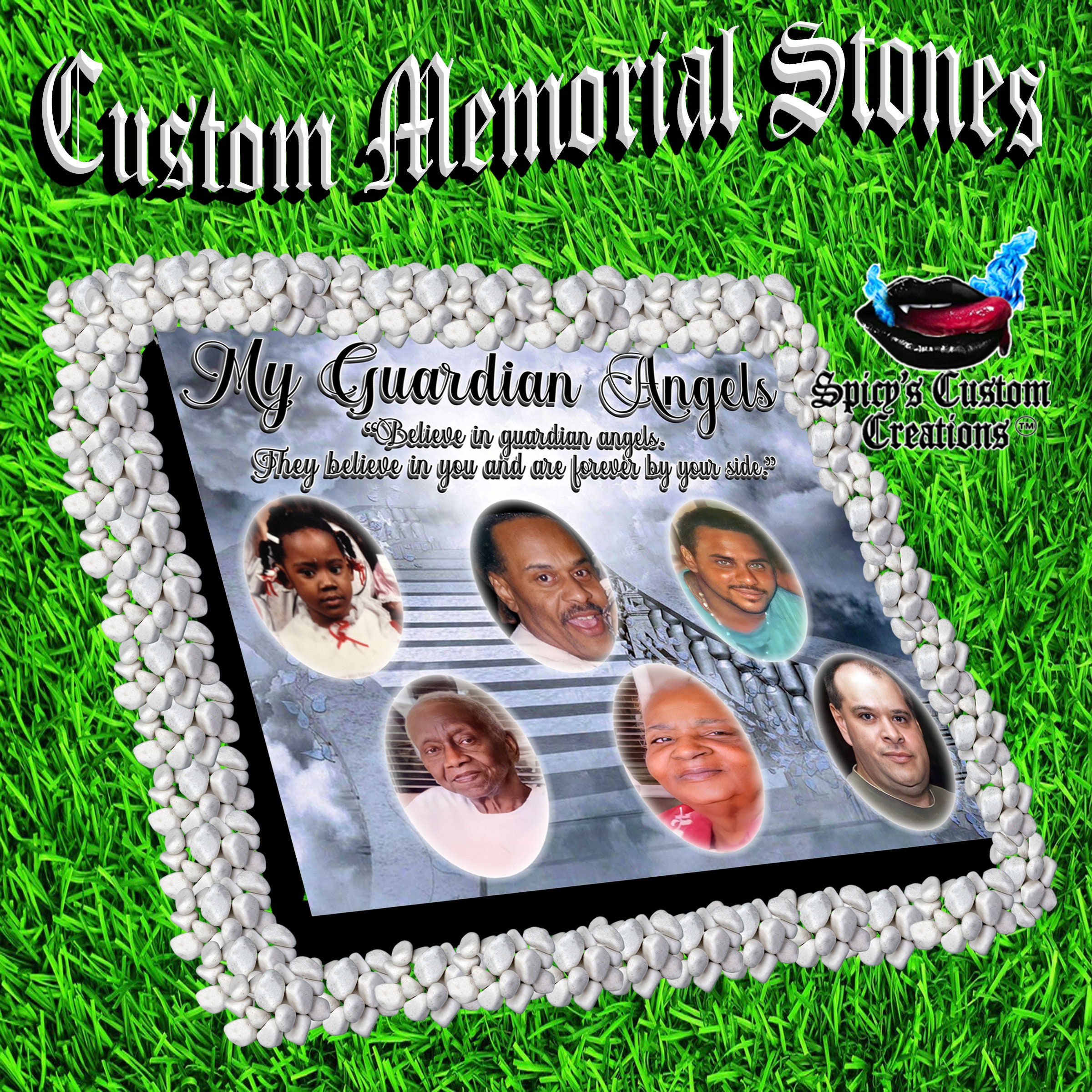 Memorial Stone Mock Up - Etsy