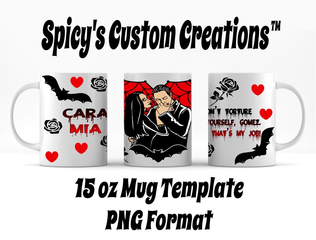 Addams Family 15oz Mug PNG - Etsy