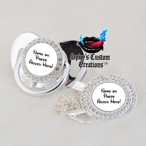 Baby Bling Pacifiers - Etsy