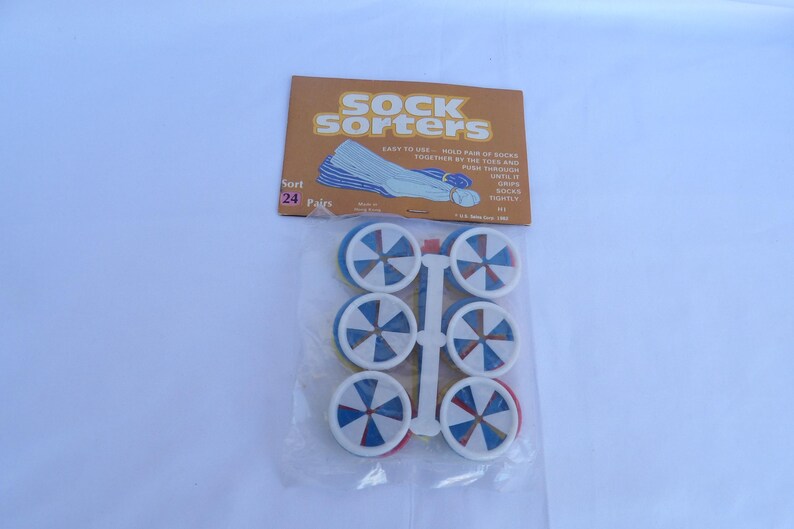 Vintage 1982 Sock Sorters --- New - Etsy