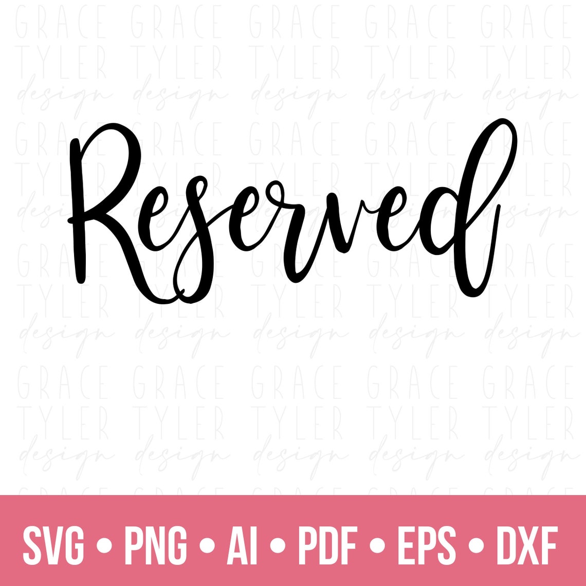 Reserved Sign SVG, Wedding Sign Png Bundle, PNG, Wedding Sign Svg Png ...