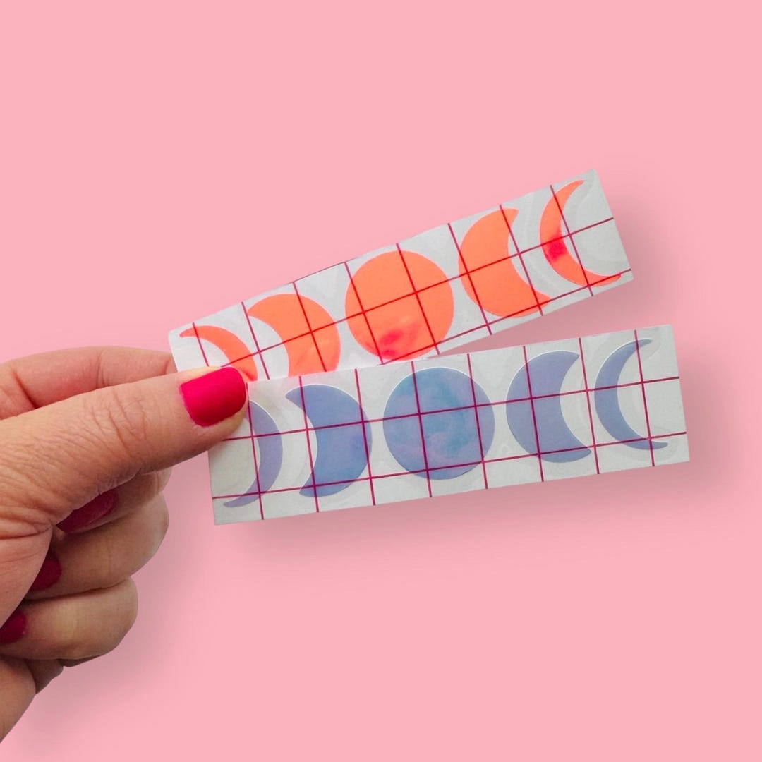 Moon Phases Vinyl Decal | Moon Phase Decal | Moon Phase Sticker | Moon ...