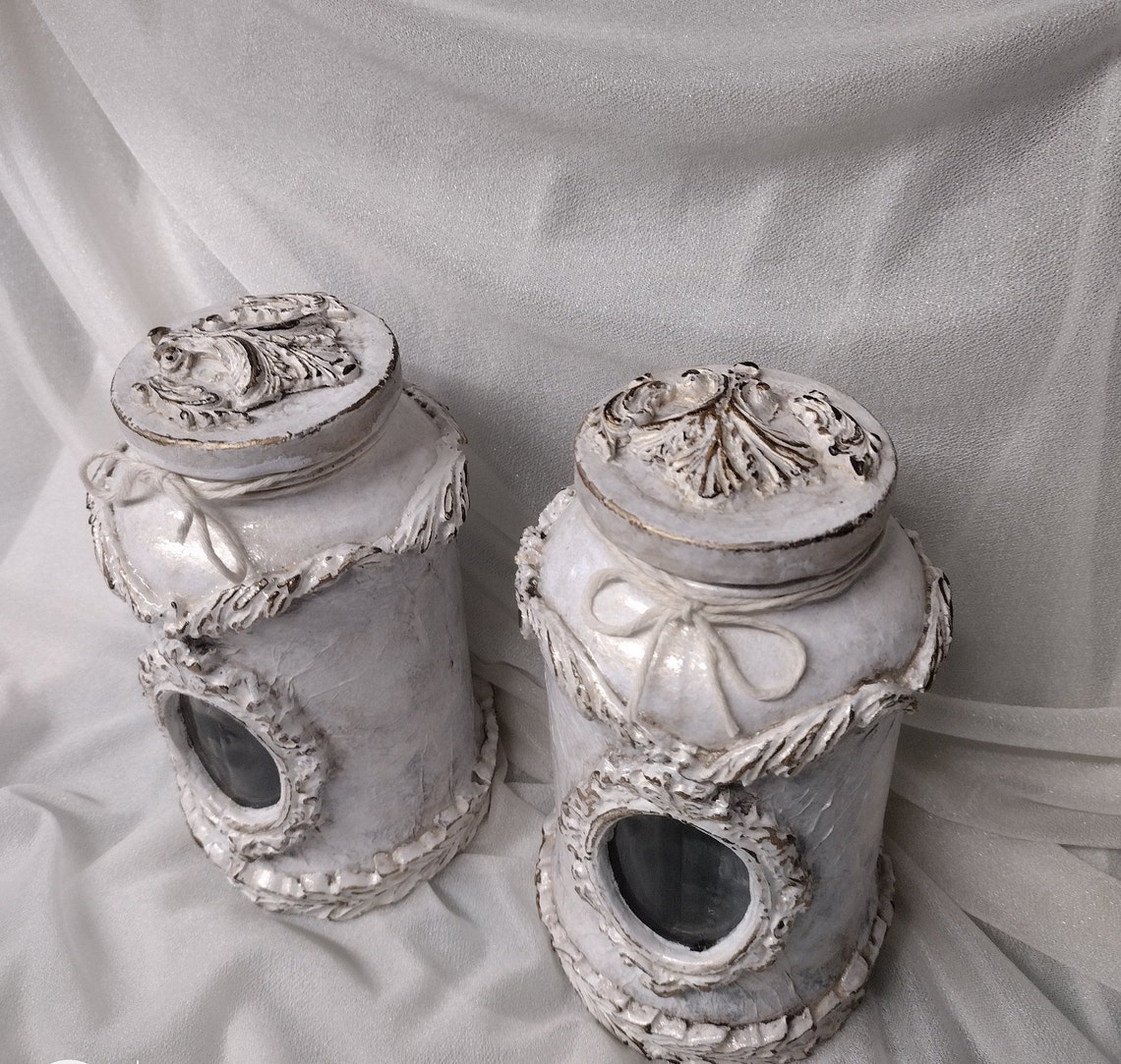 Set of Art Deco Flour and Sugar Jars - Etsy