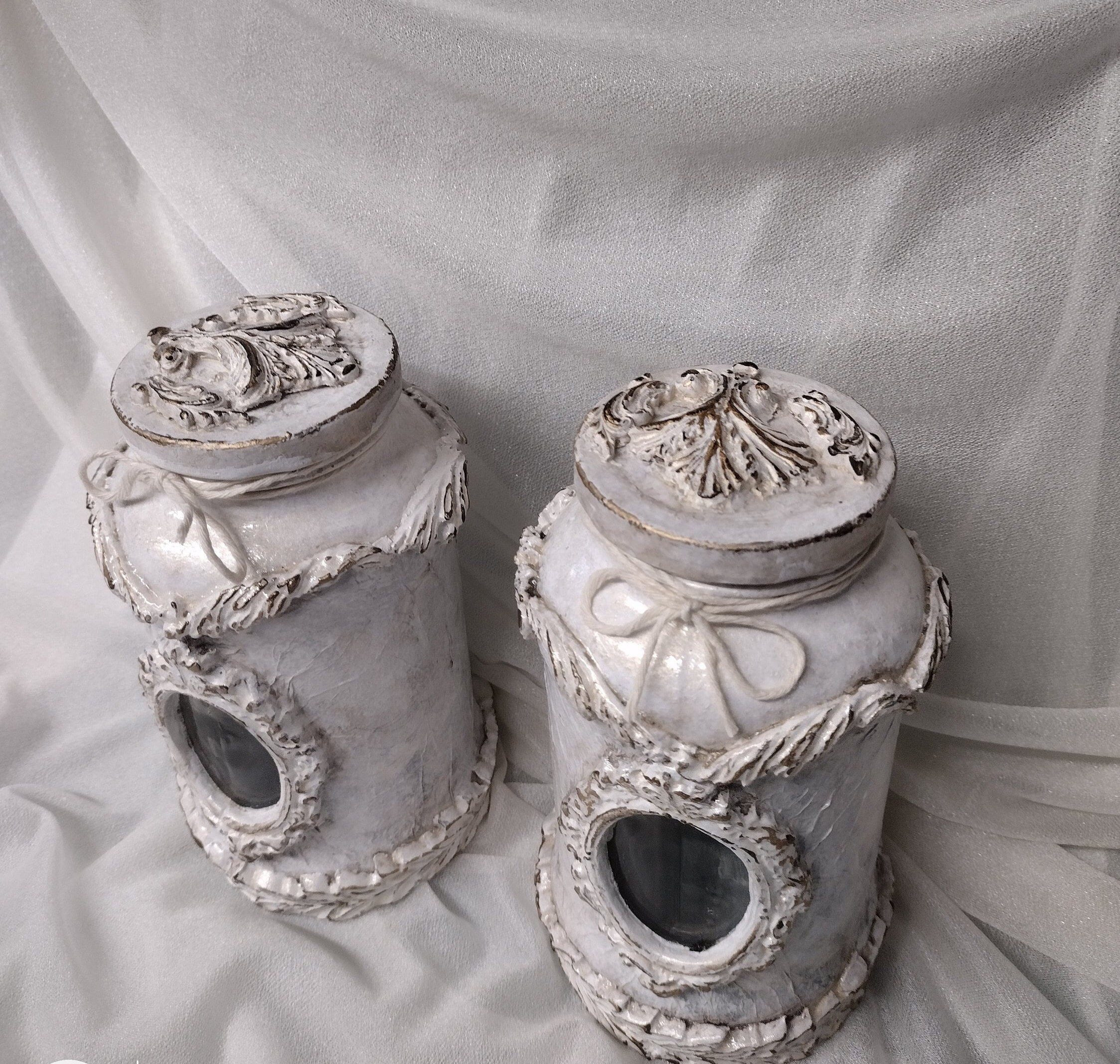 Set of Art Deco Flour and Sugar Jars - Etsy
