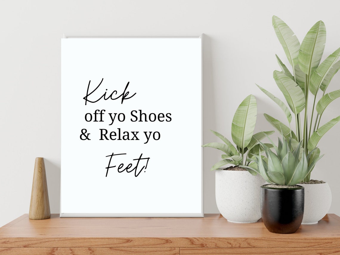 Shoe Sign Printable Set, 8x10 Print Set, No Shoes Signs, Sassy, Funny ...