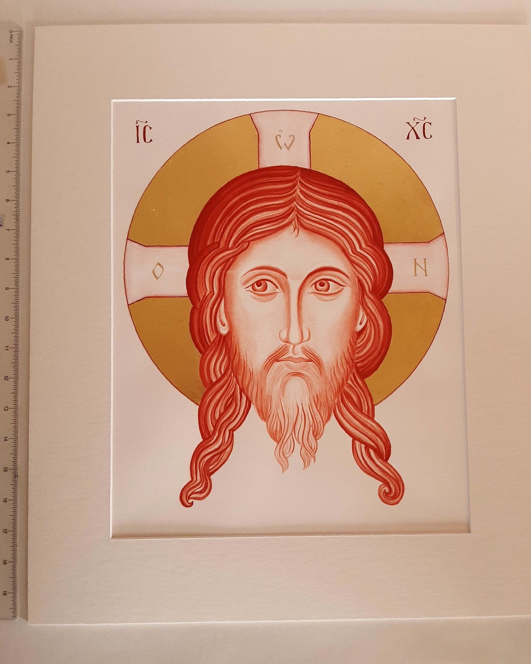 Mandilion, 'face Not Made With Hands' Original Painting in Egg Tempera ...