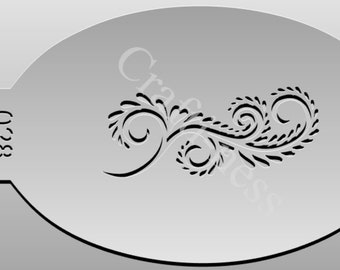 Swirl Stencil | Etsy